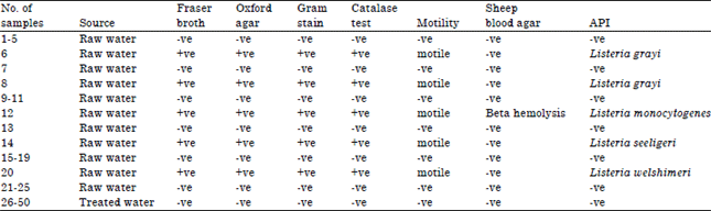 Application of Specific Media, API Technique and PCR for Rapid ...