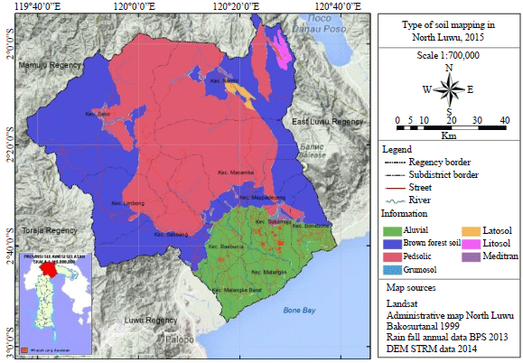 Mapping of Protected Forests and Cultivated Area in North Luwu South ...